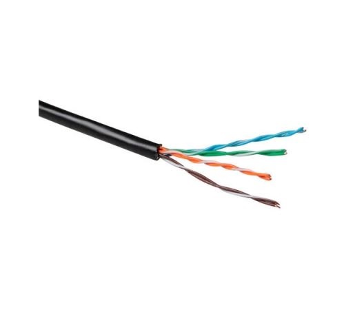 4X2 AWG 24 UTP CAT.5E PE NERO BOB.500 Fca (ITC-1583EPE.00500)
