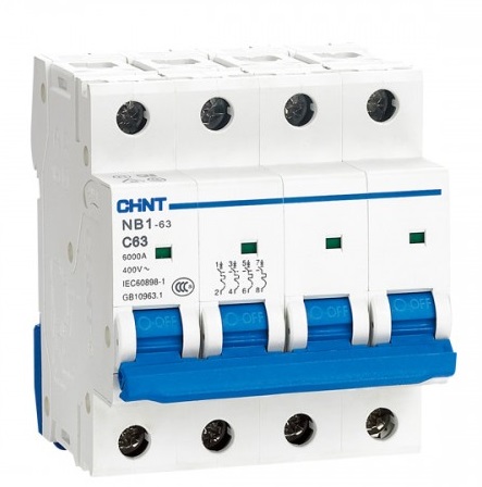 NB1-63H/C40-4P-10 - INT MT 4P 40A CURVA C 10KA (CHT-179917)